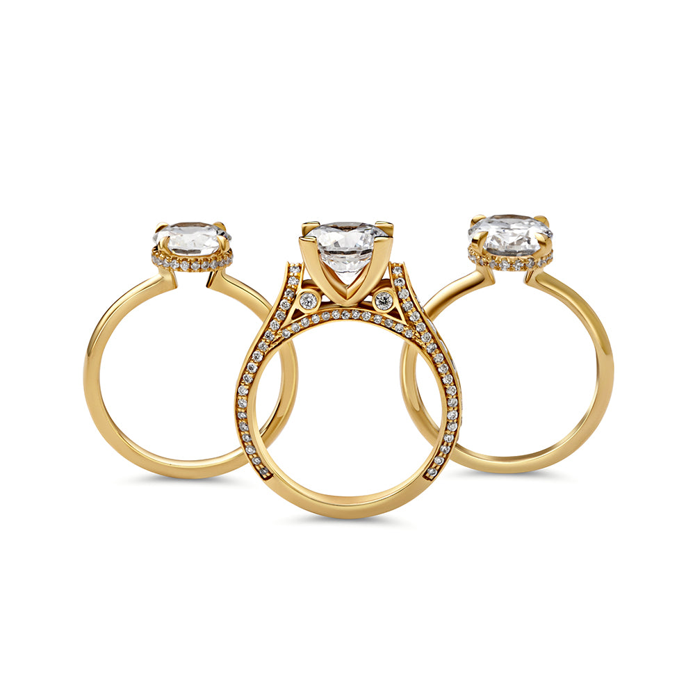 CUSTOMIZABLE MICHAEL M ENGAGEMENT RINGS