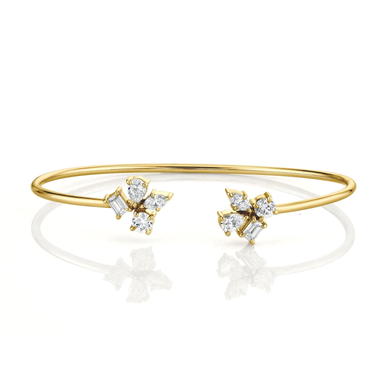 Montage Cluster Tennis Bracelet #BR543M | MICHAEL M